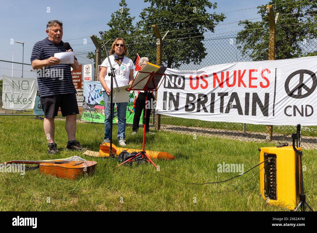 The main gate at raf lakenheath hi-res stock photography and images - Alamy