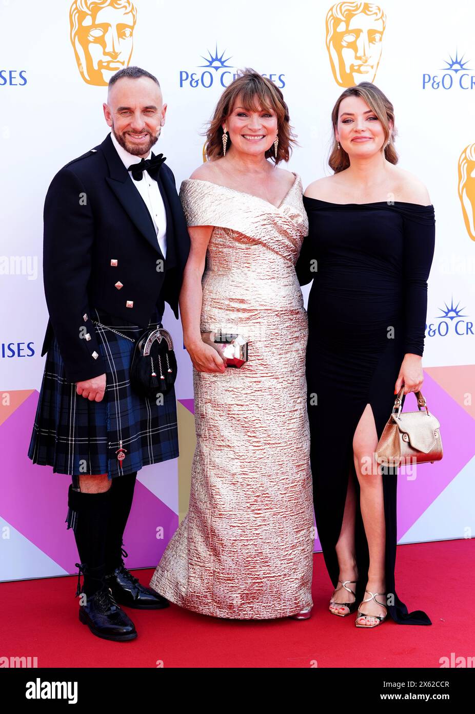 Mark Heyes, Lorraine Kelly and Rosie Smith attending the BAFTA TV ...