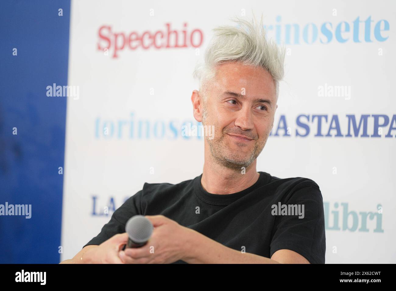 Turin, Italy. 12th May, 2024. Turin. Book Fair 2024 fourth day Pictured ...