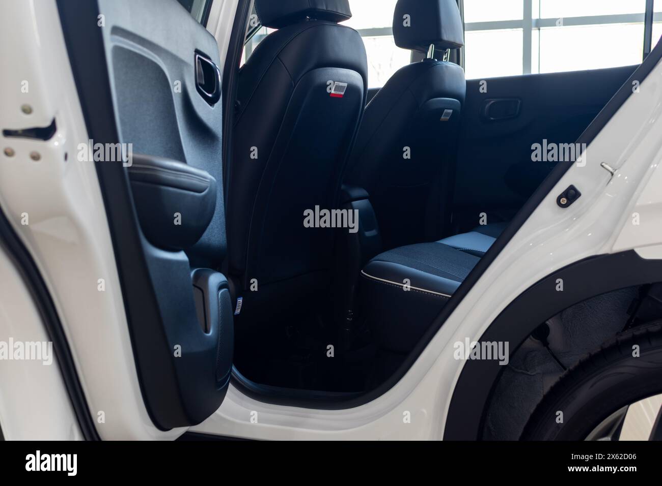 Back passenger black seats hi-res stock photography and images - Alamy