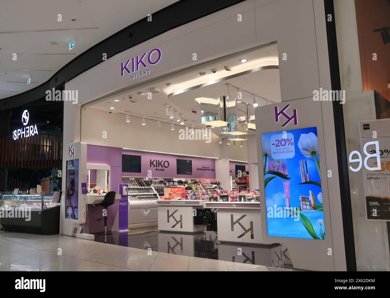 Nis, Serbia 05.13.2024 Kiko store in Delta Planet shopping mall Stock Photo - Alamy