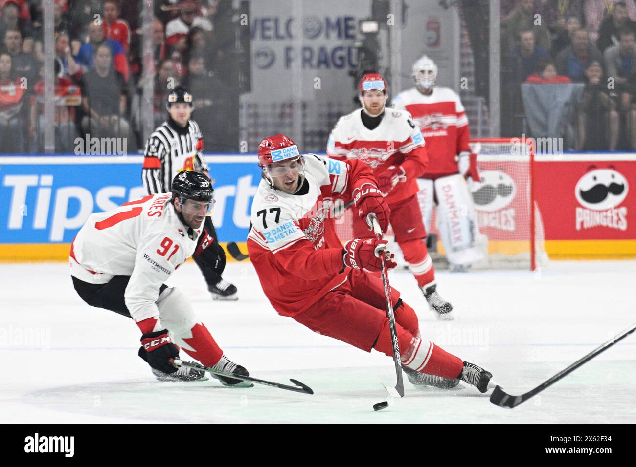Prague, Czech Republic. 12th May, 2024. Denmark vs Canada group A match ...