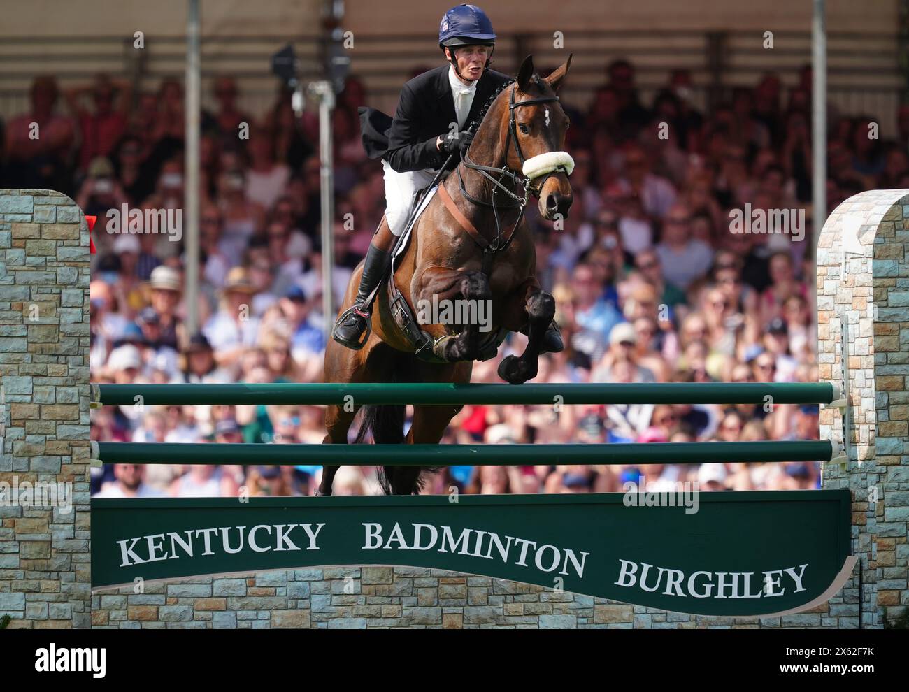 Grafennacht ridden by William Fox-Pitt on day five of the Badminton ...