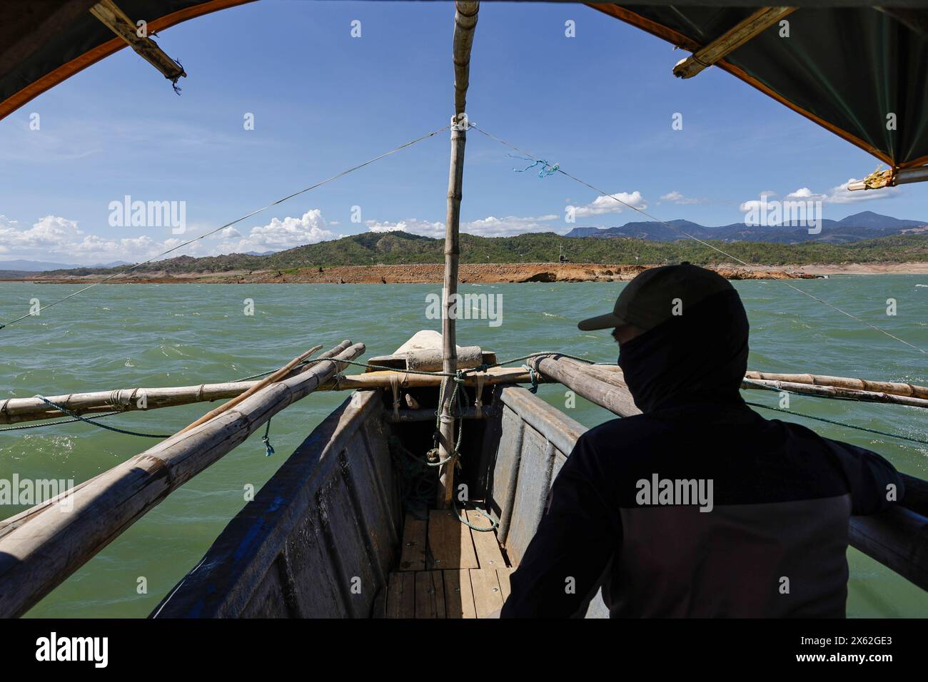 May 12, 2024, Pantabangan, Philippines: Remnants of the old sunken town ...