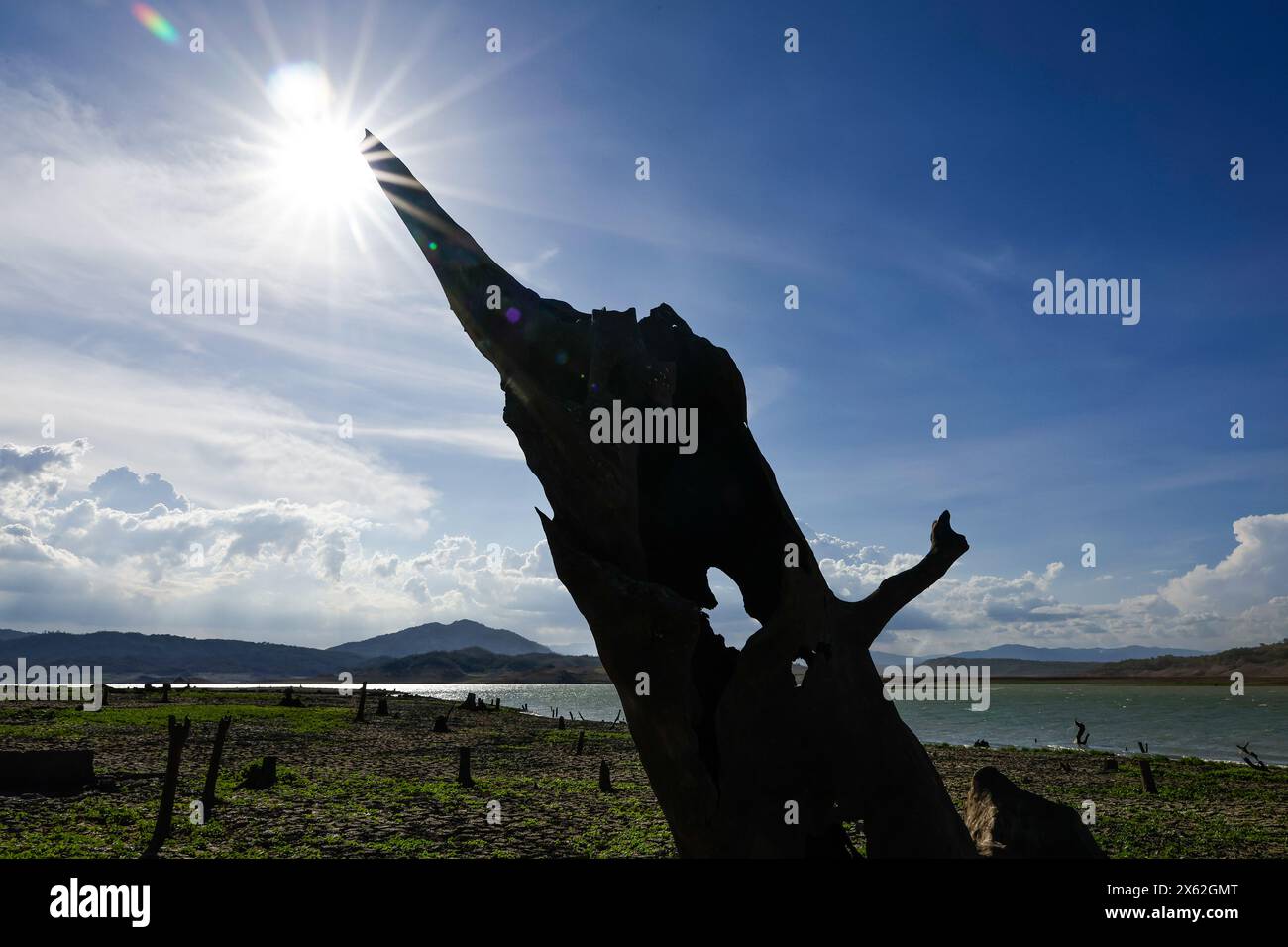 May 12, 2024, Pantabangan, Philippines: Remnants of the old sunken town ...