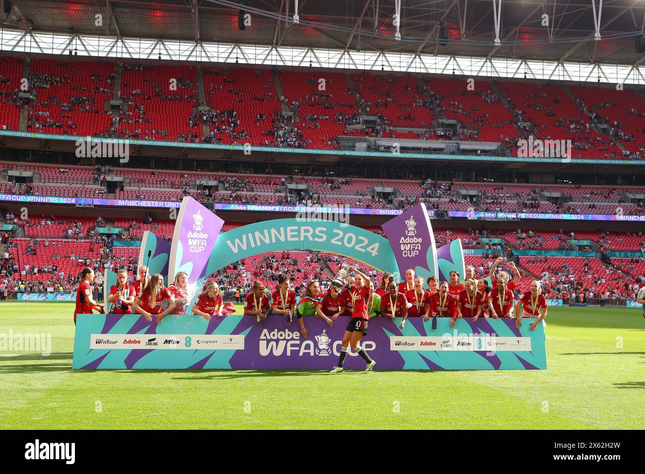 Wembley Stadium, London, UK. 12th May, 2024. Womens FA Cup Final ...