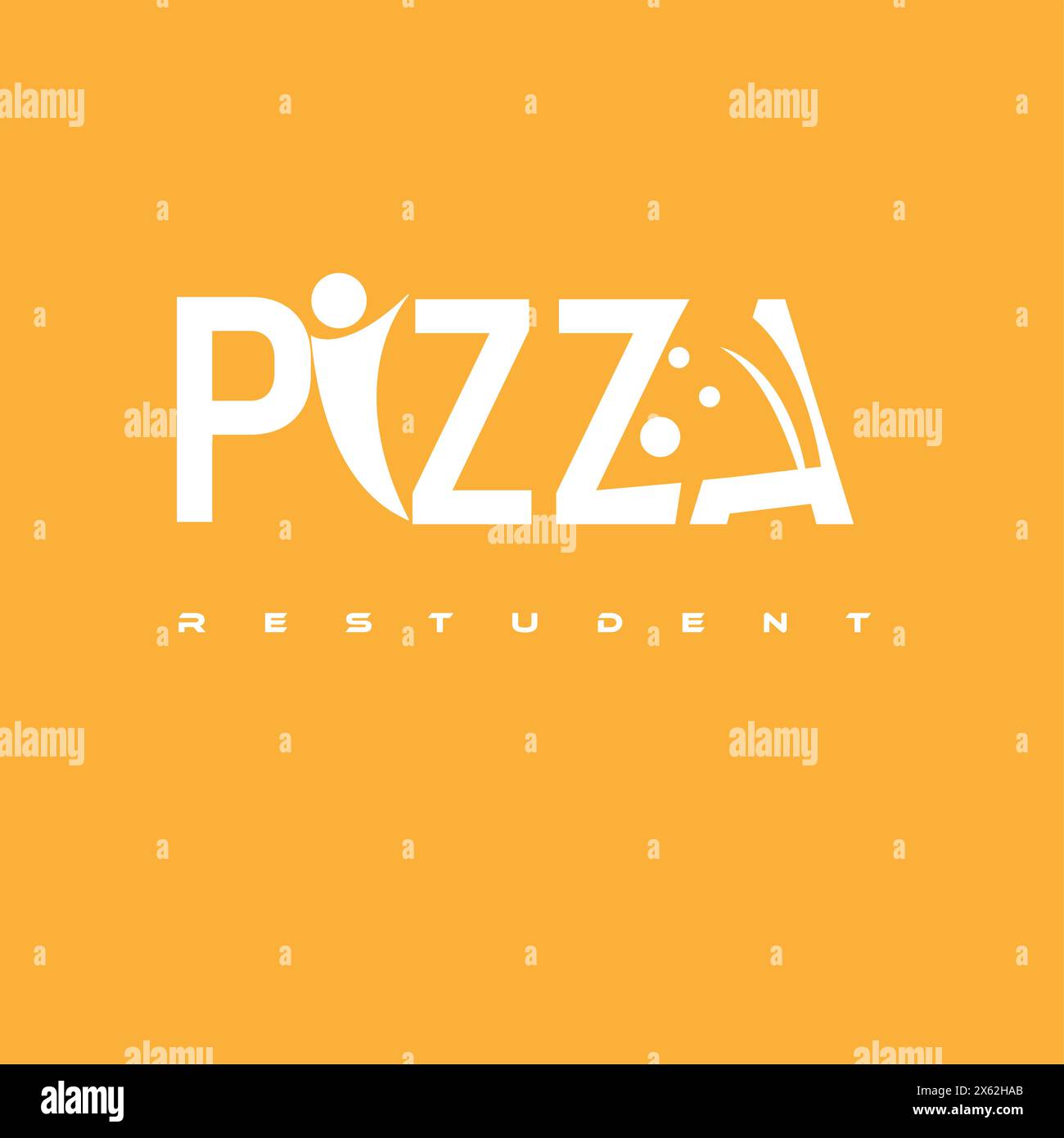 Pizza logo & creative monogram logo Stock Vector Image & Art - Alamy