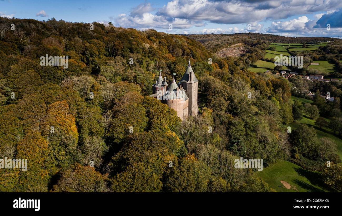 Castell Coch - the fairytale castle near Cardiff, South Wales Stock ...