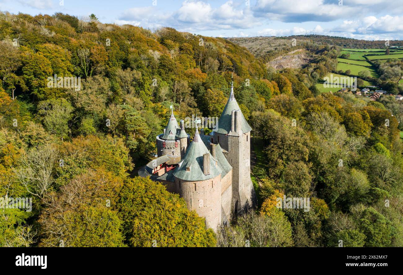 Castell Coch - the fairytale castle near Cardiff, South Wales Stock ...