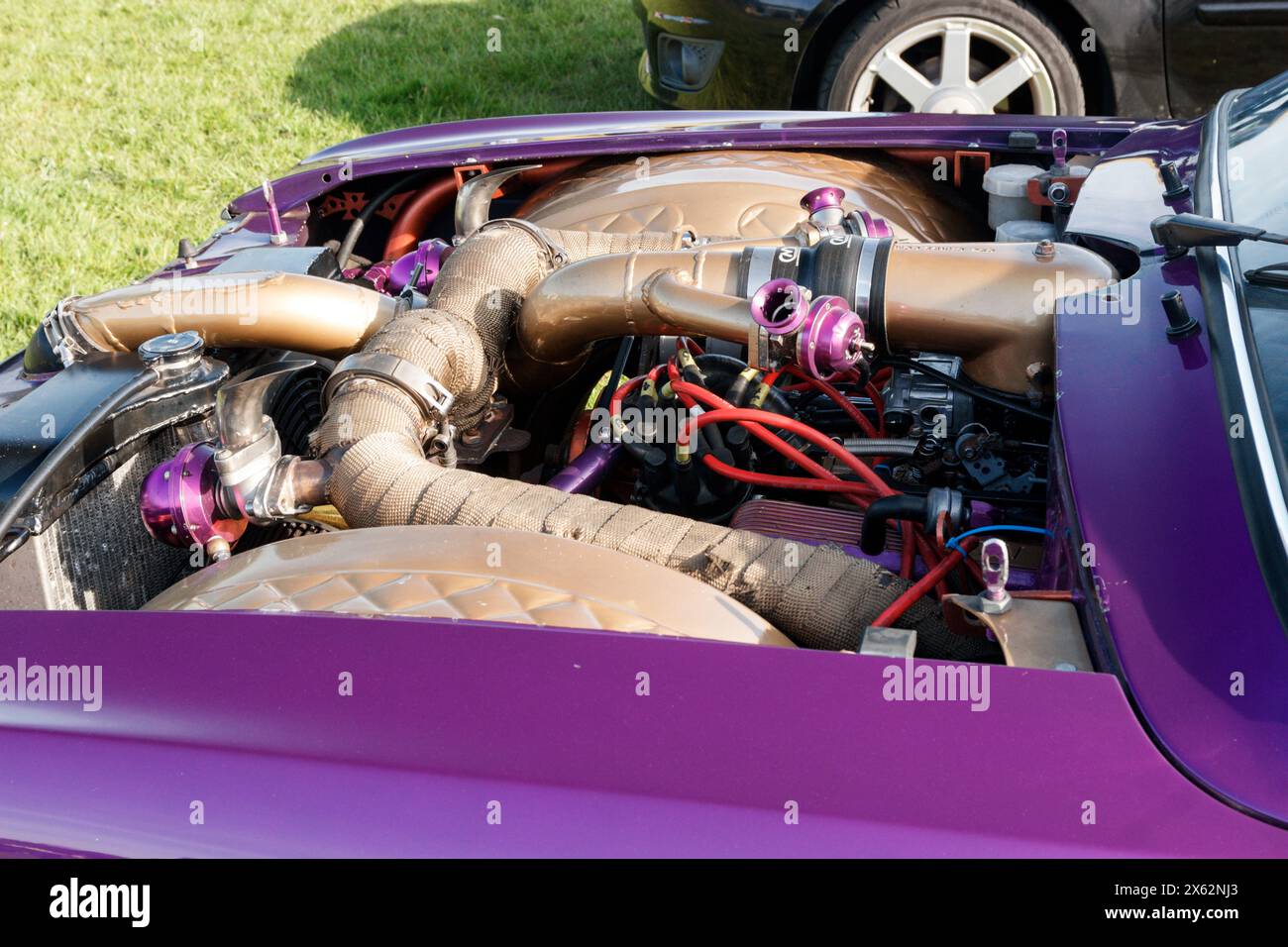 Modified engine in Ford Cortina Mark 2. Wheels Up North, Longridge ...