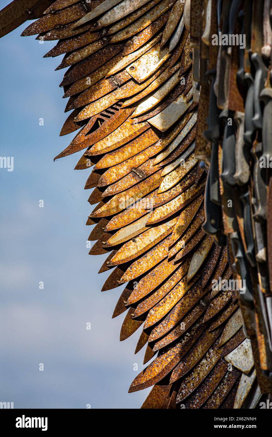 "The British Ironwork Centre created the Knife Angel as a vehicle to ...