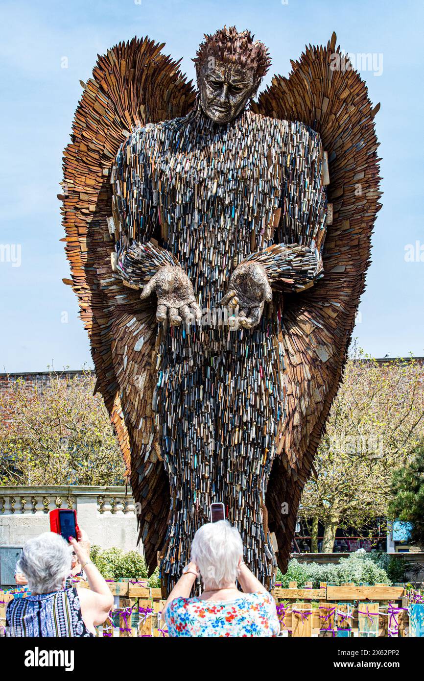 "The British Ironwork Centre created the Knife Angel as a vehicle to ...