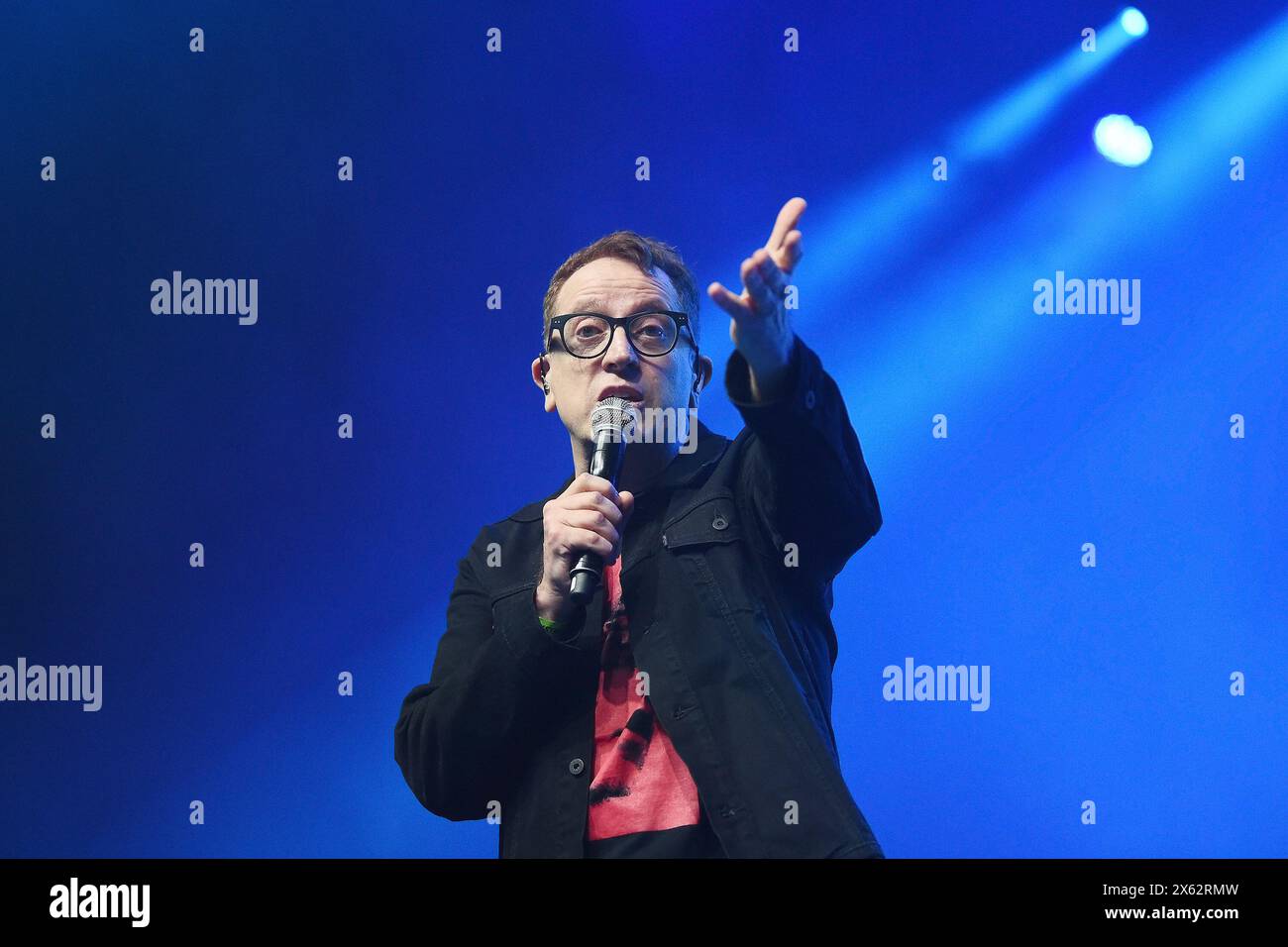 Rio de Janeiro, Brazil, May 10, 2024. Vocalist Thedy Corrêa of the rock ...