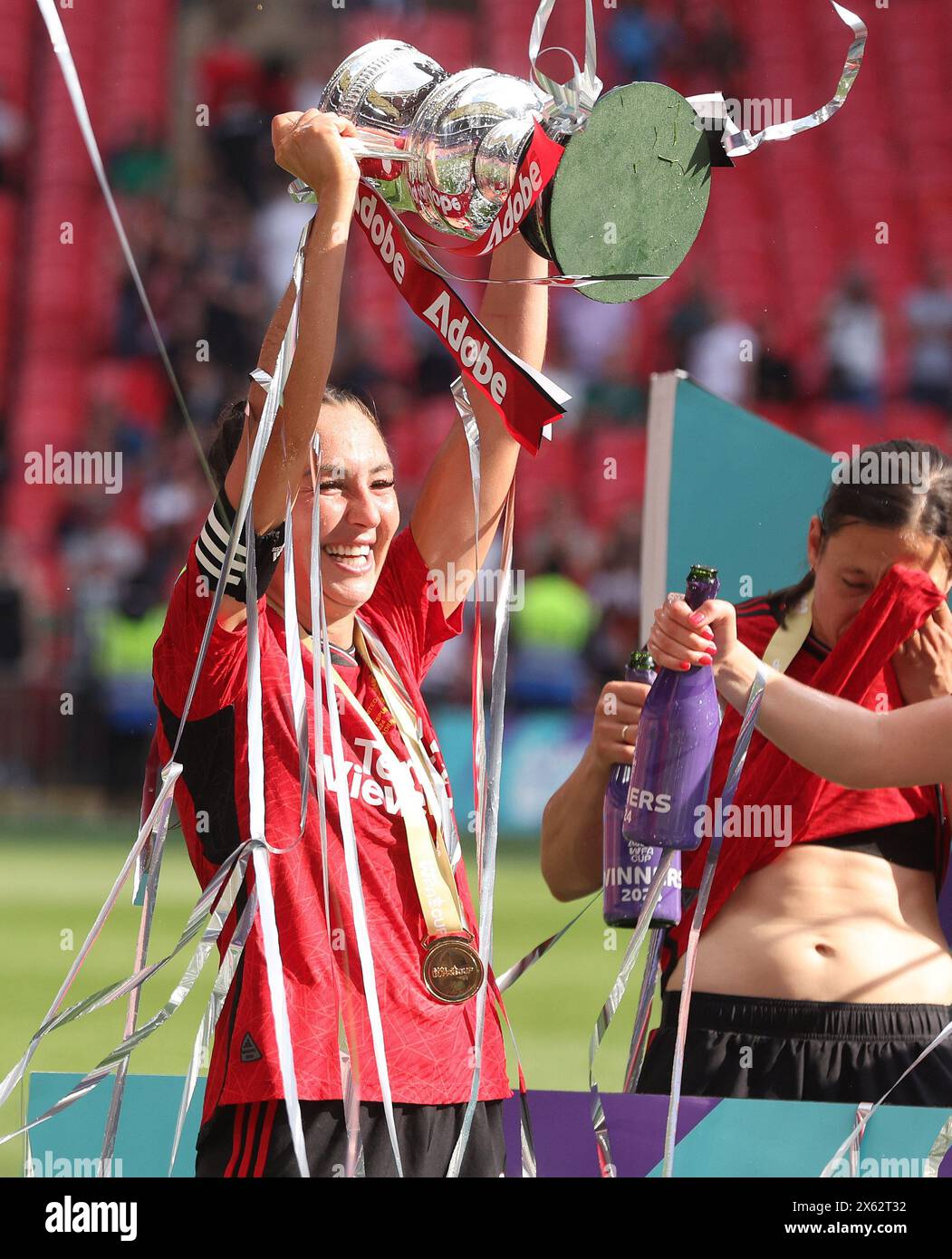 Women's fa cup trophy 2024 hi-res stock photography and images - Alamy