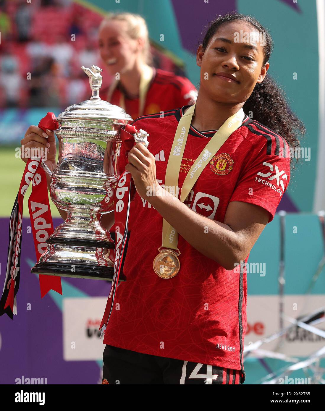 London, UK. 12th May, 2024. Jayde Riviere of Manchester United ...