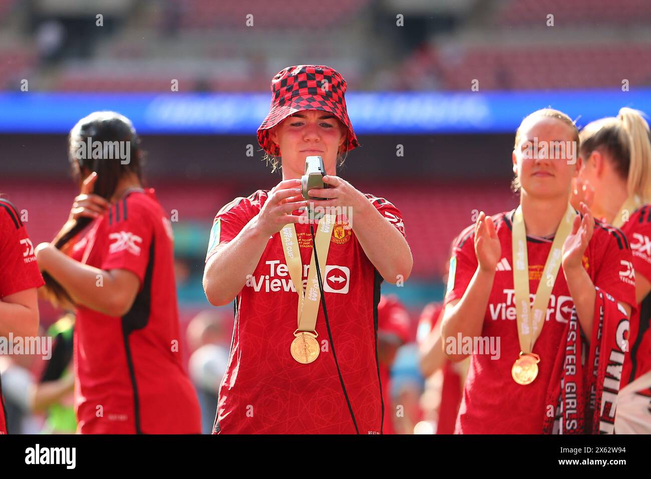 Wembley Stadium, London, UK. 12th May, 2024. Womens FA Cup Final ...