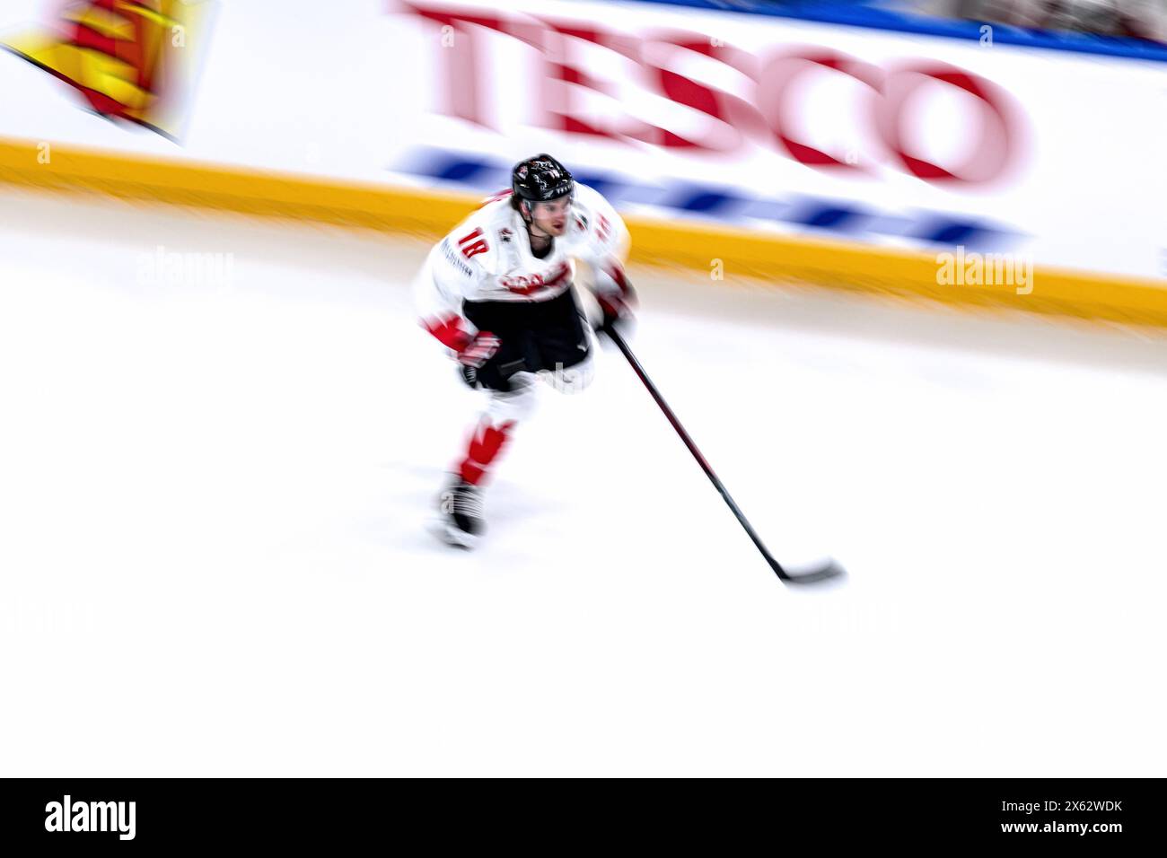 PRAGUE, CZECH REPUBLIC - 12 MAY, 2024: the Ice Hockey game of IIHF 2024 ...