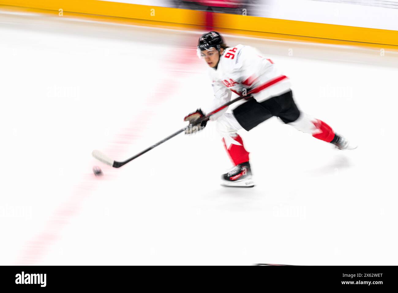 PRAGUE, CZECH REPUBLIC - 12 MAY, 2024: the Ice Hockey game of IIHF 2024 ...