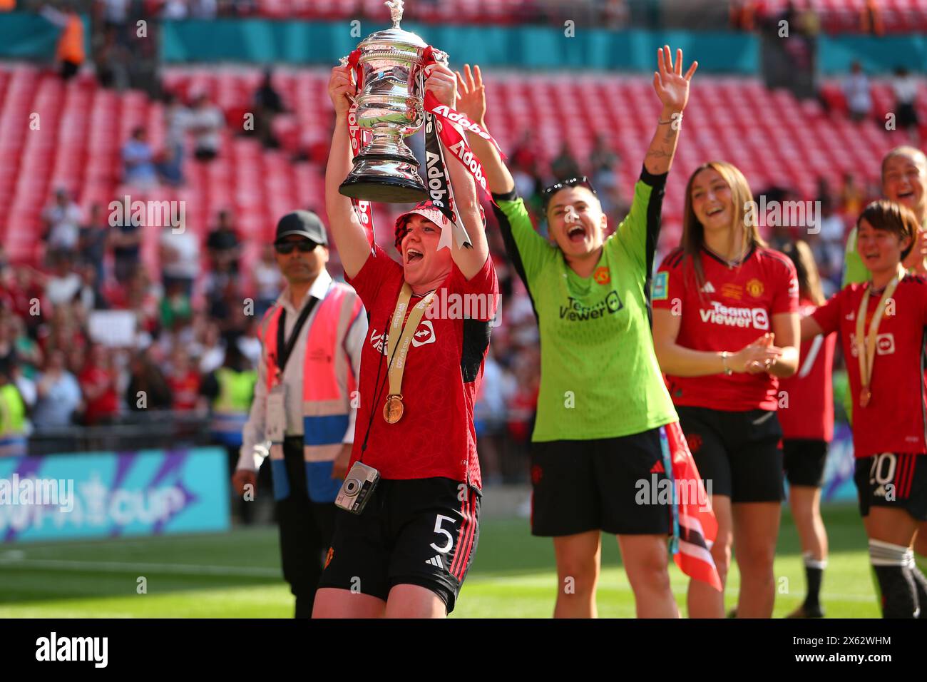 Wembley Stadium, London, UK. 12th May, 2024. Womens FA Cup Final ...