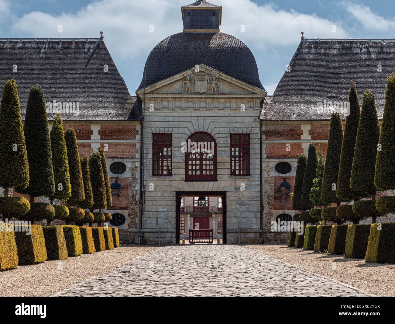 Champ de Bataille, France, Normandy, May 9, 2024. Champ de Bataille Castle in northern France ...