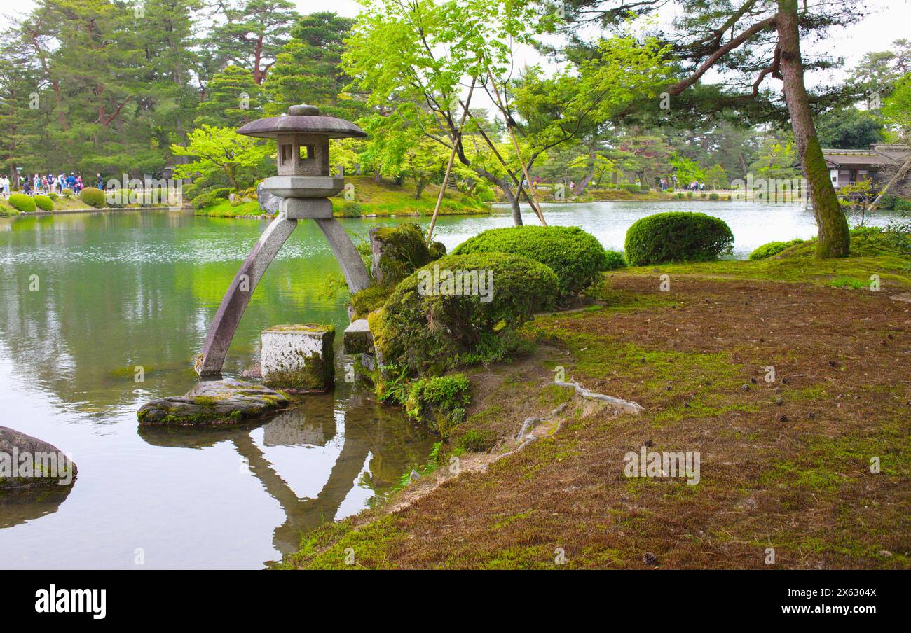 Japan, Kanazawa, Kenrokuen Garden Stock Photo - Alamy
