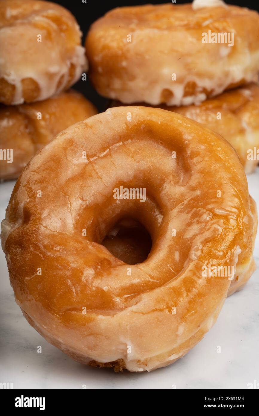 Honey glazed donut hi-res stock photography and images - Alamy