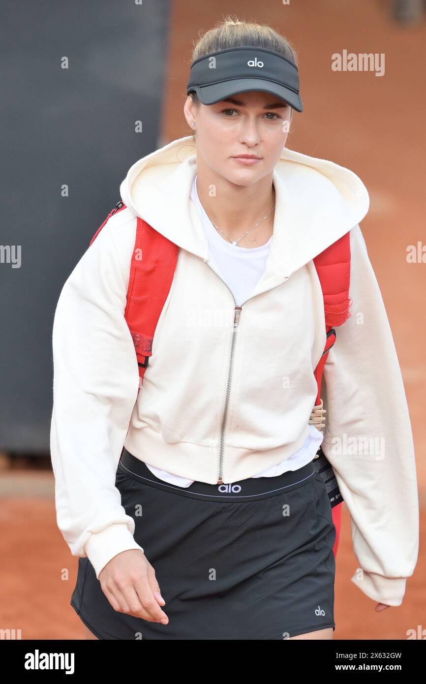 Roma, Italia. 12th May, 2024. Anna Kalinskaya (RUS) during her match ...