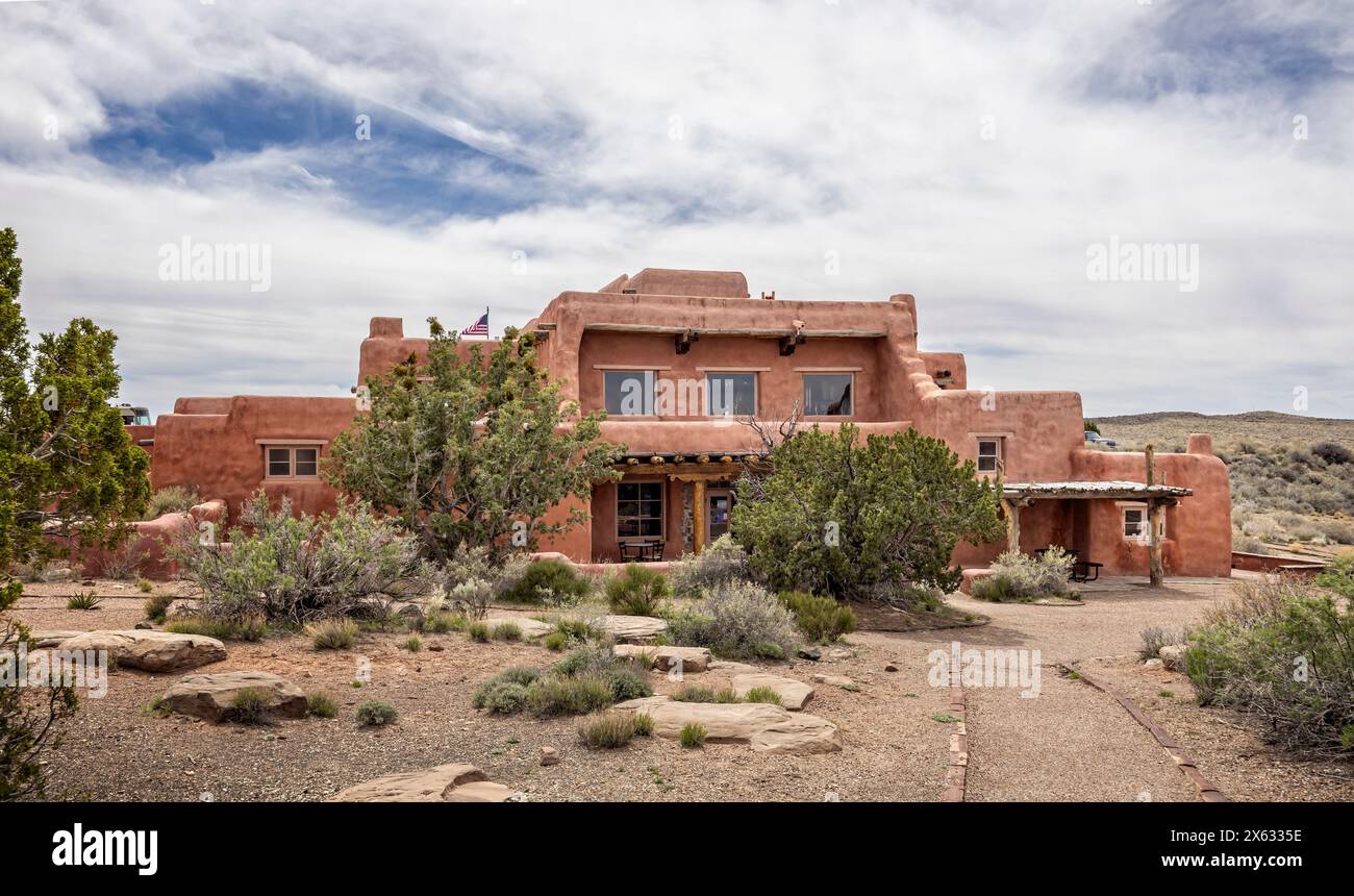 Painted Desert Inn National Historic Landmark in the Petrified Forest ...