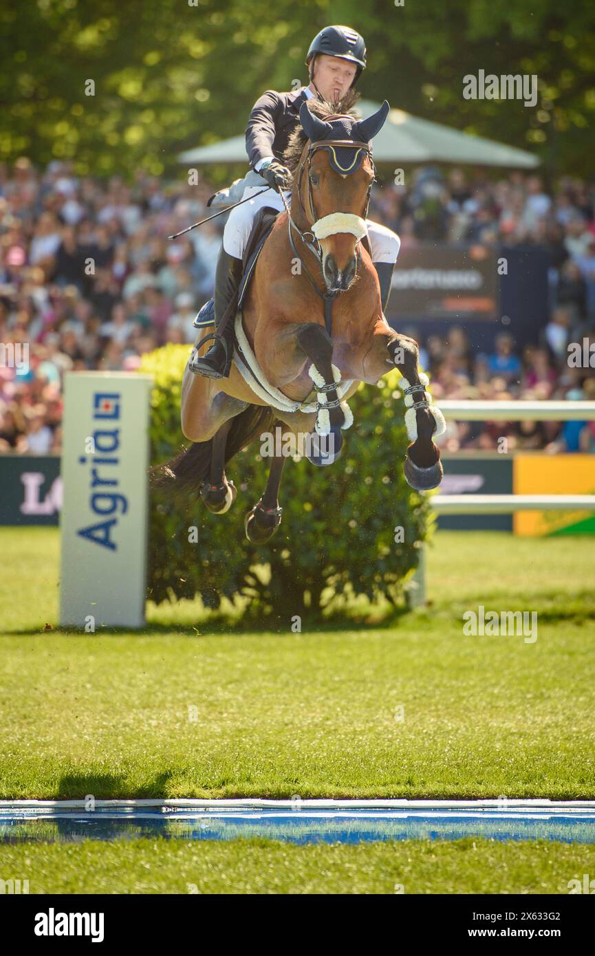 Hamburg, Germany. 12th May, 2024. Equestrian sport/jumping, 93rd German ...