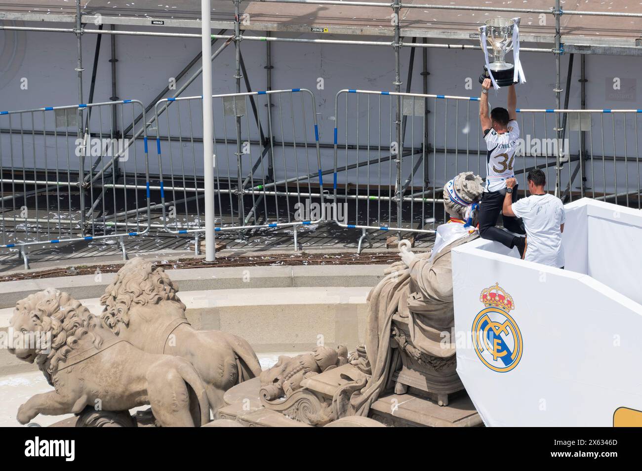 Madrid, Spain. 12th May, 2024. Team captain, Nacho Fernandez of Real ...