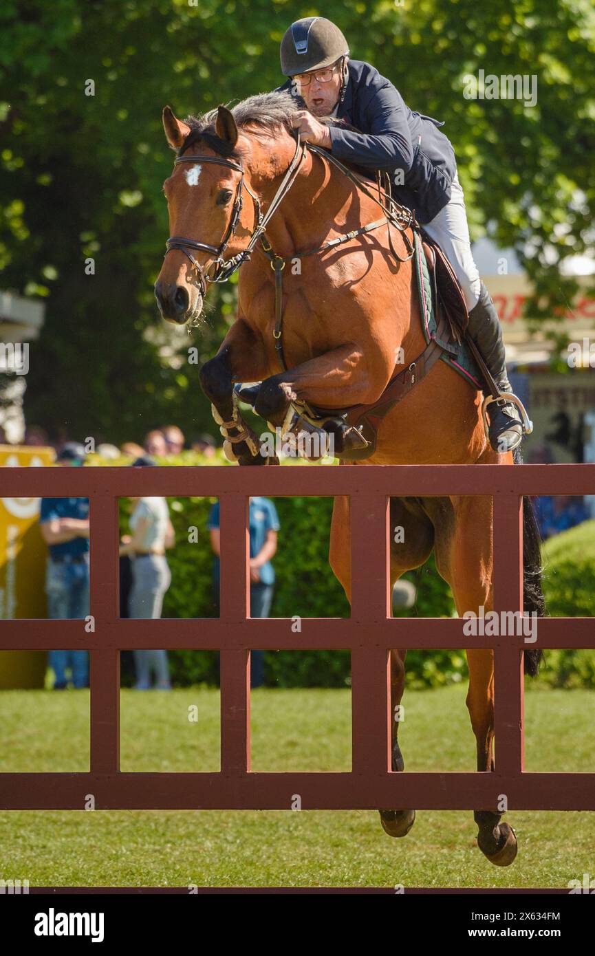 Hamburg, Germany. 12th May, 2024. Equestrian sport/jumping, 93rd German ...