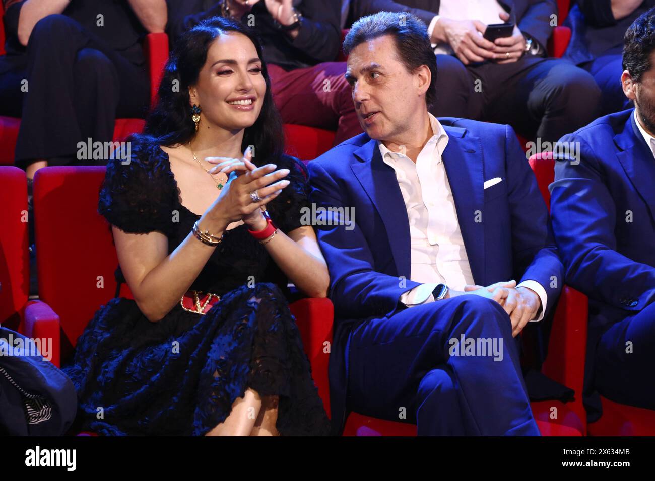 Rome, Rai Auditorium of the Foro Italico, TV broadcast "L'Acchiappatalenti". In the photo ...