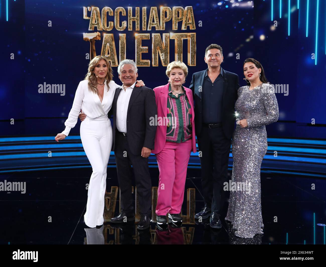 Rome, Italy. 10th May, 2024. Rome, Rai Auditorium of the Foro Italico, TV broadcast "L ...