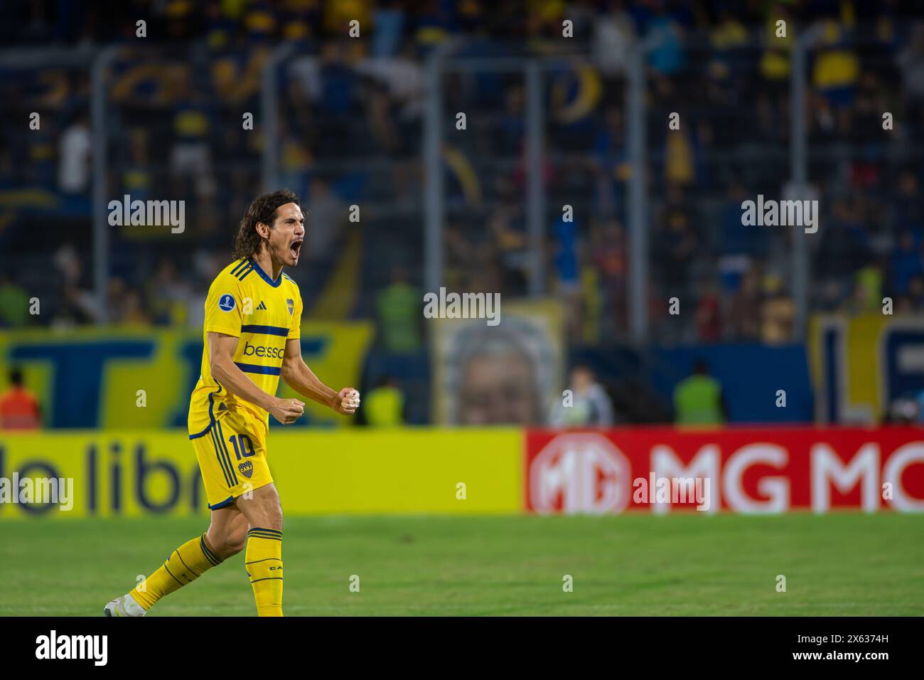 Edinson Cavani - Sportivo Trinidense (1) v Club Atletico Boca Juniors ...