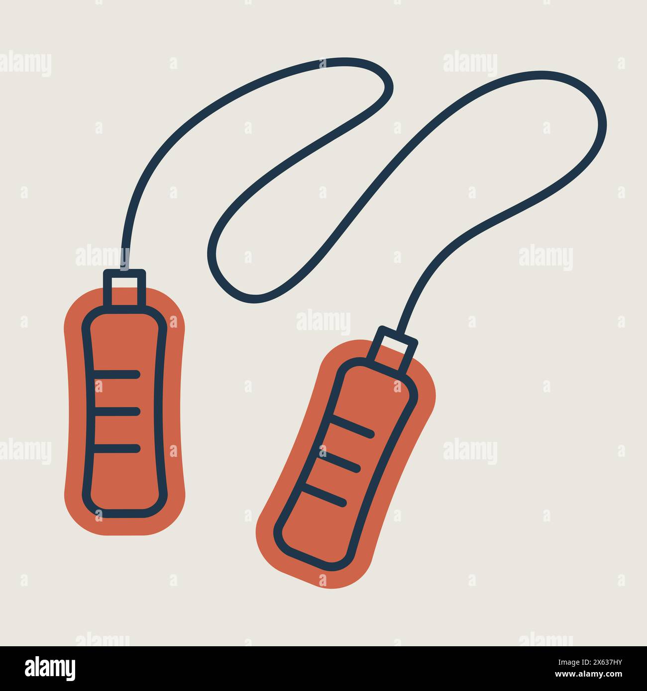 Jump rope vector icon. Graph symbol for fitness and weight loss web ...