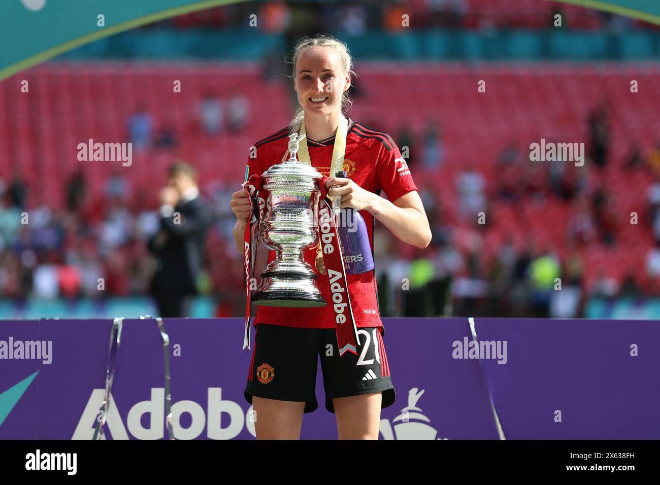 Women's fa cup trophy 2024 hi-res stock photography and images - Alamy