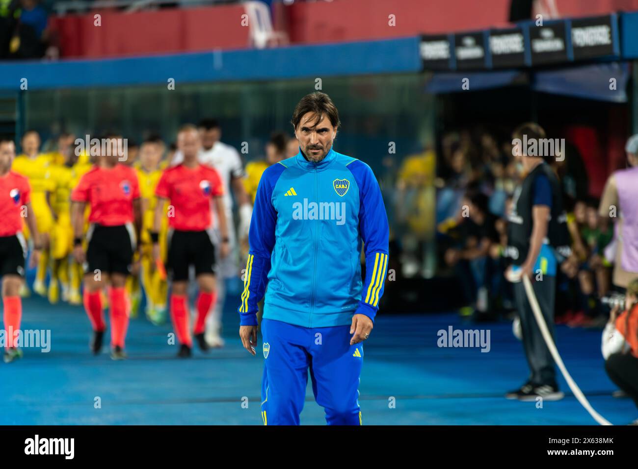 Diego Martinez (head coach Boca Jrs) Sportivo Trinidense (1) v Club ...