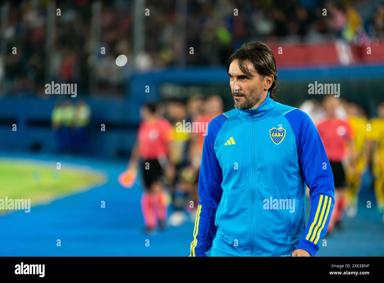 Diego Martinez (head coach Boca Jrs) Sportivo Trinidense (1) v Club ...