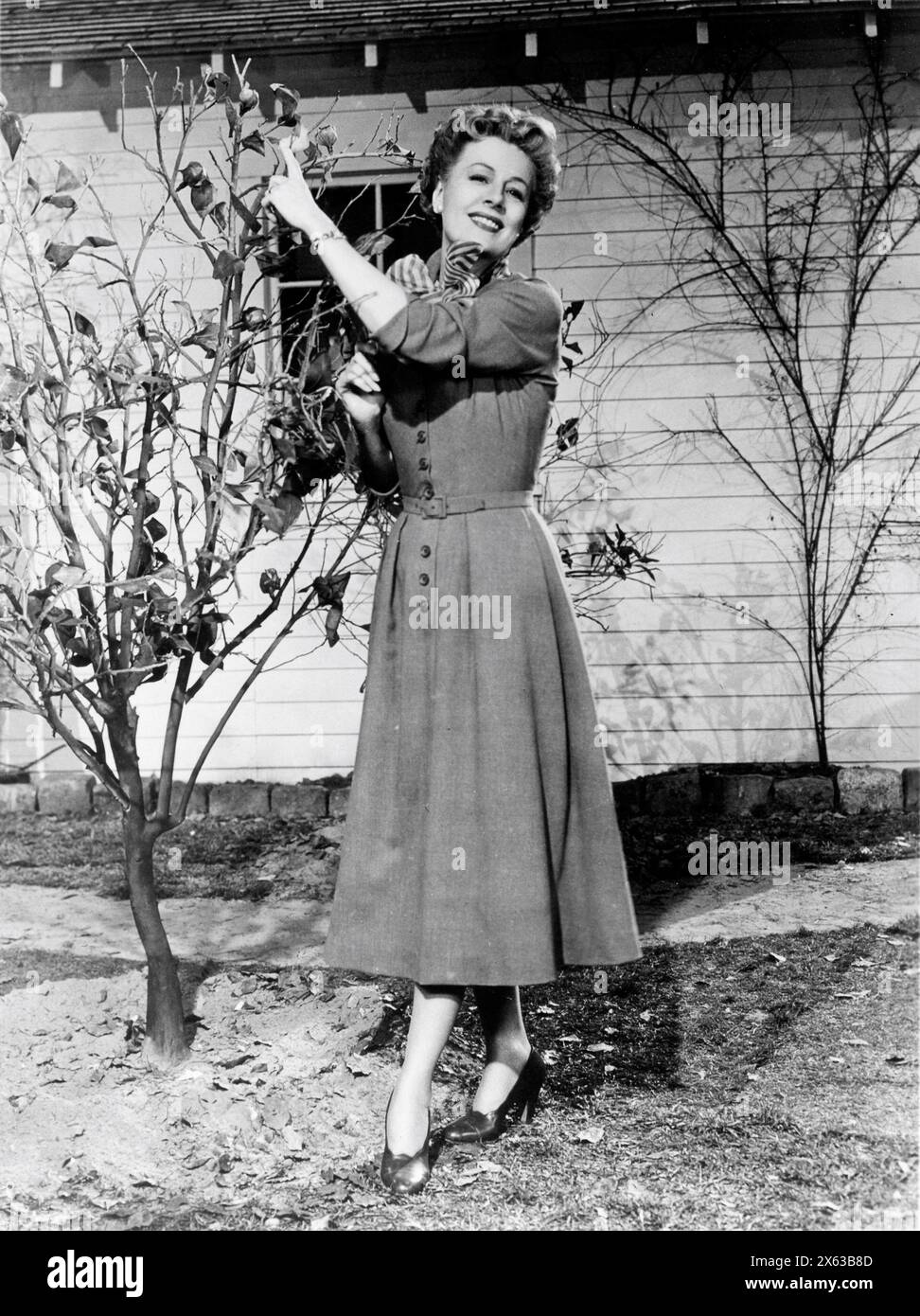 IRENE DUNNE fashion portrait in IT GROWS ON TREES 1952 director ARTHUR ...