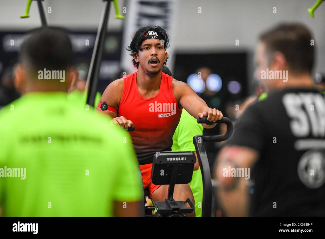 Melbourne, Australia. 13th Apr, 2024. A competitor of DEKA Strong by ...