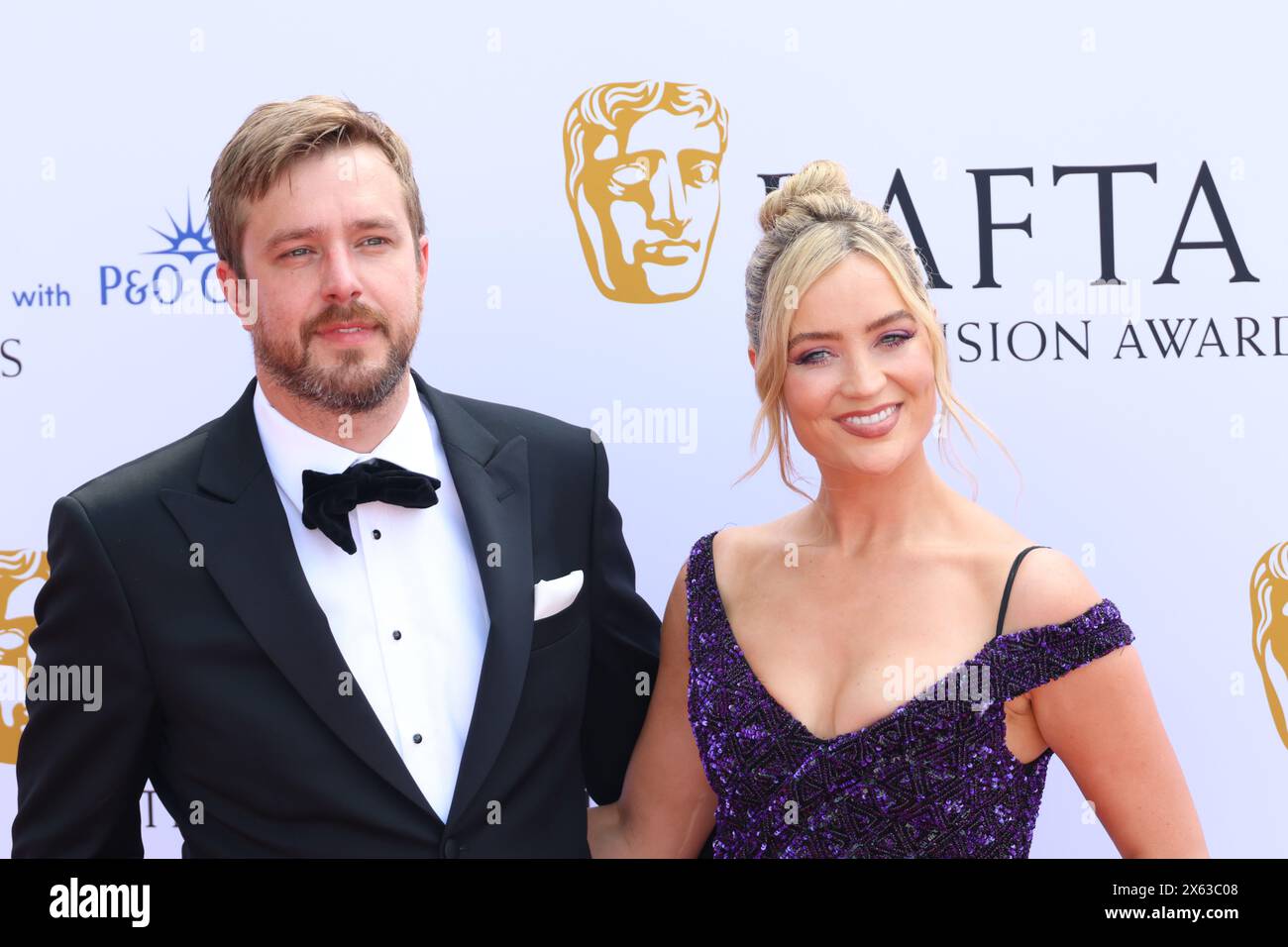 Laura Whitmore and Iain Stirling, BAFTA Television Awards with P&O ...