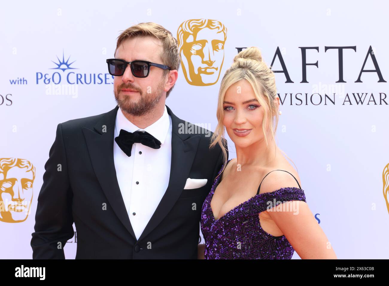 Laura Whitmore and Iain Stirling, BAFTA Television Awards with P&O ...