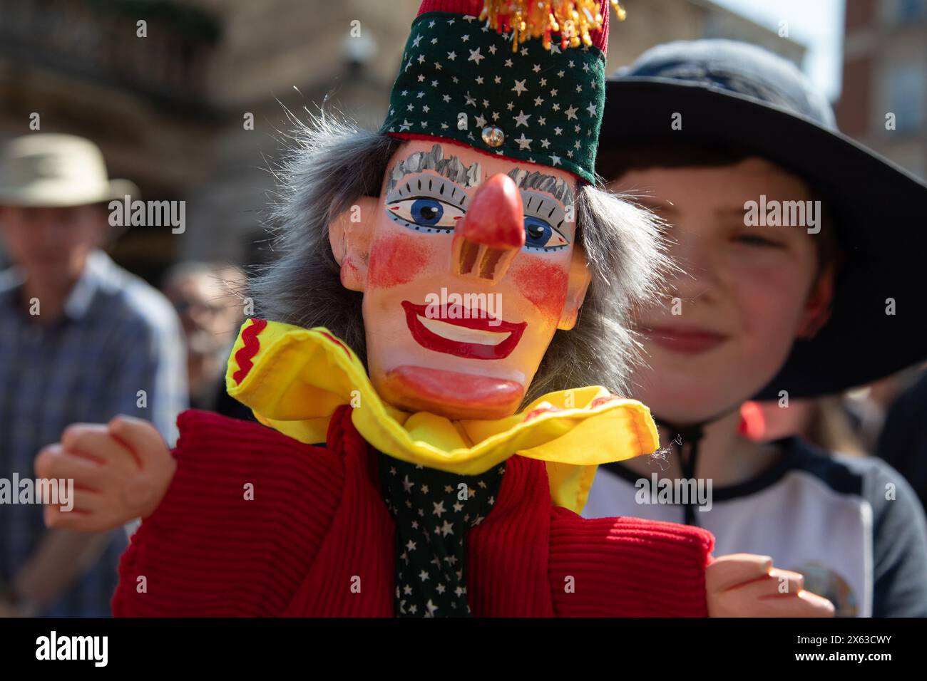 London, UK. 12th May 2024.Puppets, puppeteers and spectators have ...