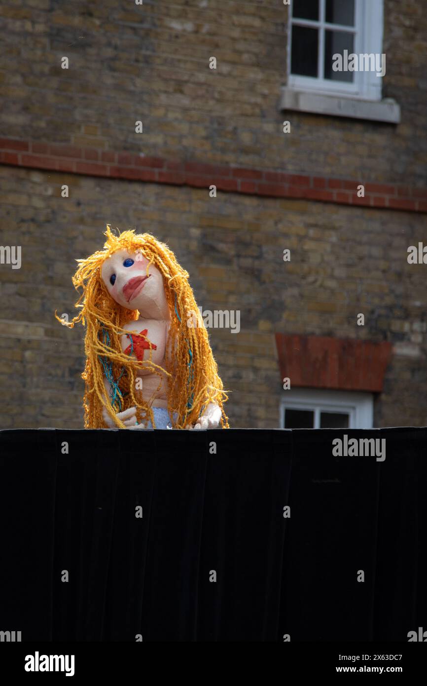 London, UK. 12th May 2024.Puppets, puppeteers and spectators have ...