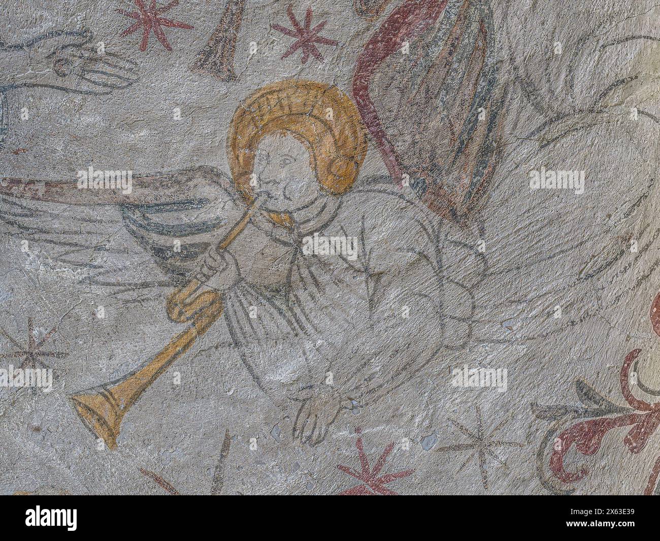 Trumpet angel hi-res stock photography and images - Alamy