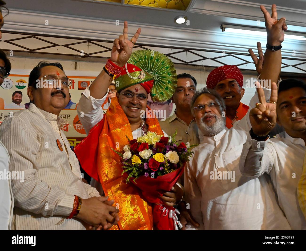Mumbai, India. 12th May, 2024. MUMBAI, INDIA - MAY 12: Rajasthan CM ...