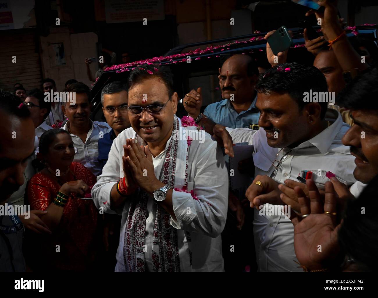 Mumbai, India. 12th May, 2024. MUMBAI, INDIA - MAY 12: Rajasthan CM ...