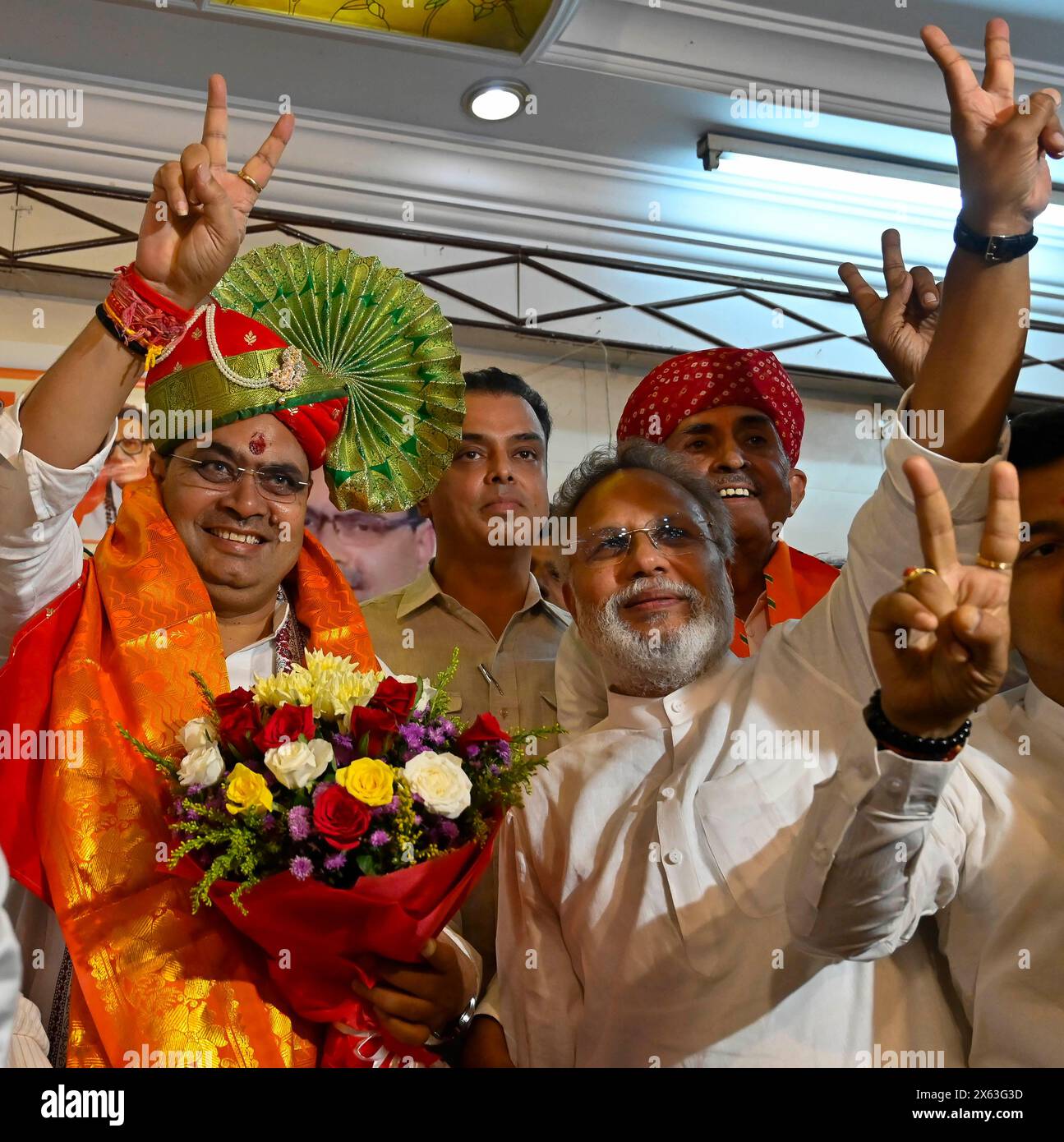 Mumbai, India. 12th May, 2024. MUMBAI, INDIA - MAY 12: Rajasthan CM ...