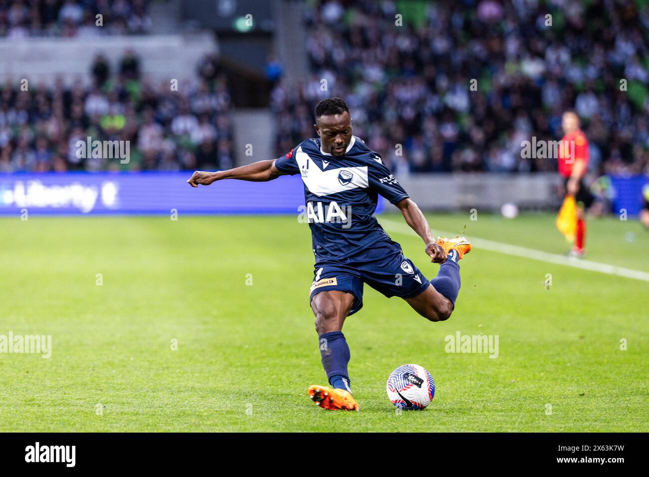 Melbourne, Australia, 12 May, 2024. Adama Traoré of Melbourne Victory ...
