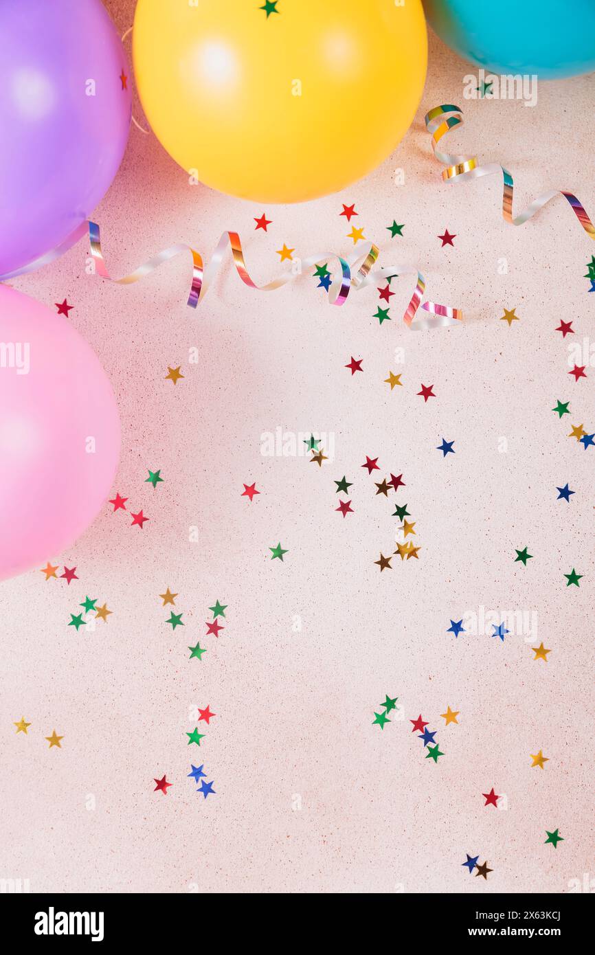 Colorful Party Backdrop for Celebrations Stock Photo - Alamy